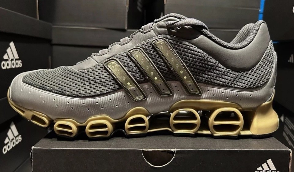 Adidas a3 Megaride 20th Anniversary - Grey Gold Silver Sneakers Bounce ...