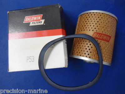 P53 Lot of 2 By-Pass Lube Element with Bail Handle, Baldwin Filters | eBay