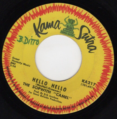 The Sopwith Camel – Hello Hello 1966 Kama Sutra Rock VG Plays Perfectly ...