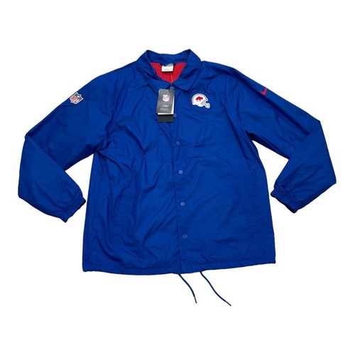 The Nike Coaches (NFL Buffalo Bills) Jacket Throwback Size Large Mens ...