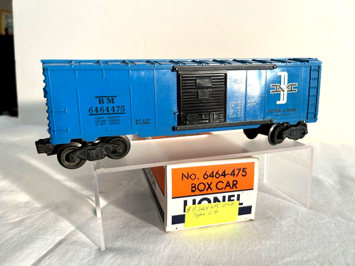 LIONEL 6464-475 #11 Boston & Maine Type-2B_var.B_Blt-2-57 LK/N in box ...
