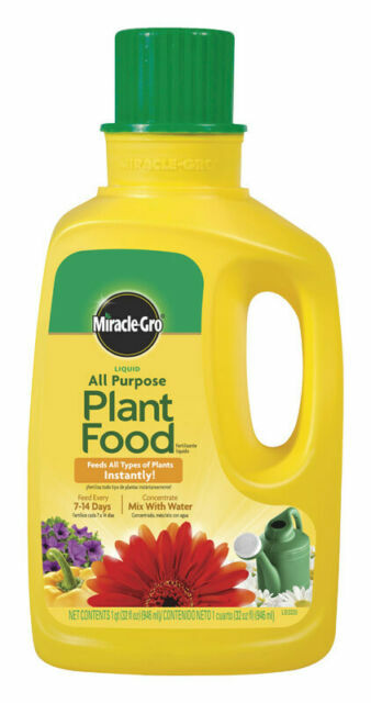 Miracle-Gro All Purpose Liquid Plant Food - 32oz. for sale online | eBay