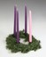 Artificial 12" Pine Advent Wreath and Taper Candle Set | eBay