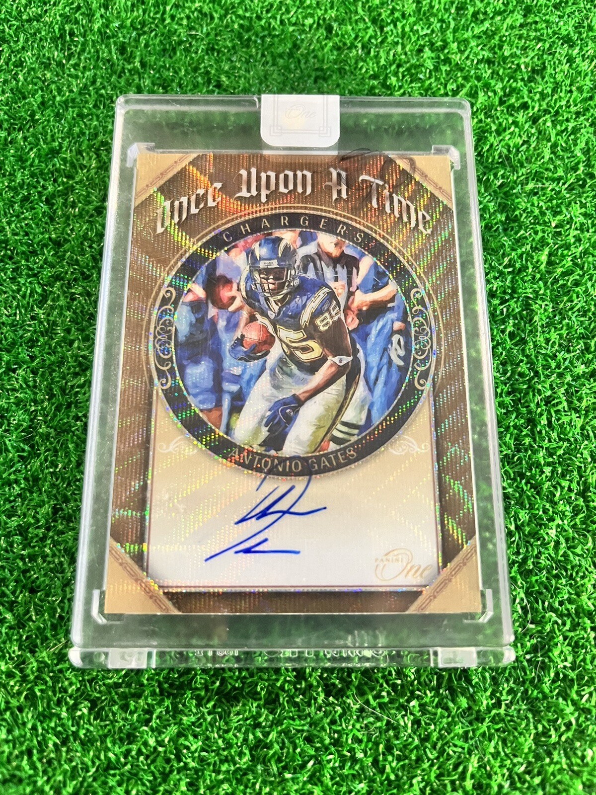 2021 Panini One Once Upon a Time Signatures Gold #/15 Antonio Gates ...