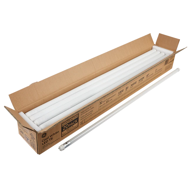 GE+Lighting+Led15et8%2Fg%2F4%2F840+35793+LED+Linear+T8+Glass+Tube+Lamp+ ...