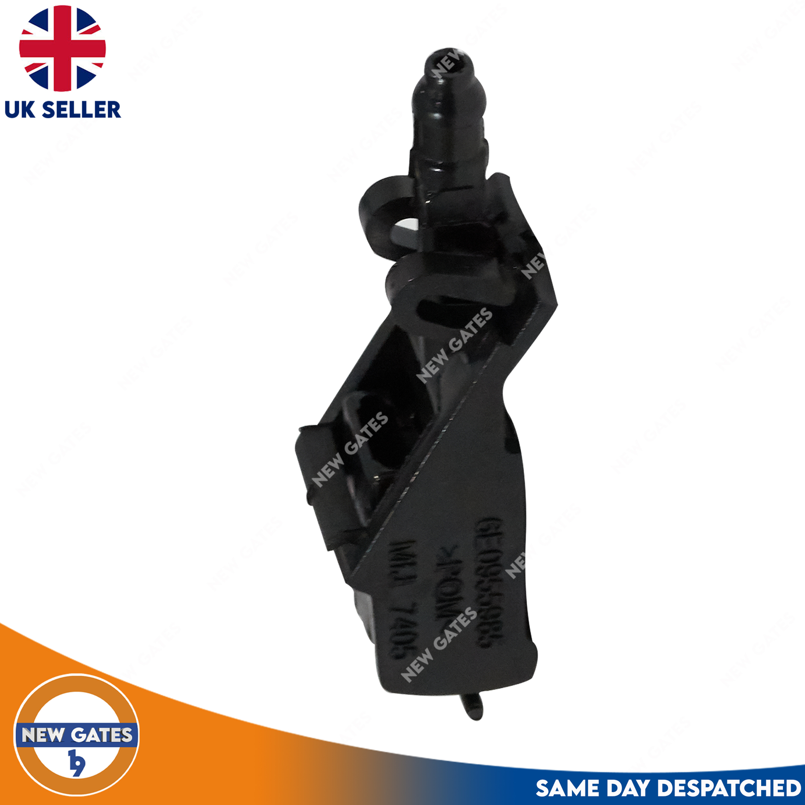 FRONT WINDSCREEN WASHER JET NOZZLE PAIR 2X FOR VW TRANSPORTER T5 CADDY ...