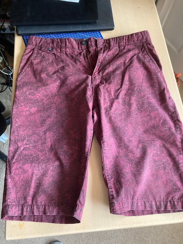 XL Tokyo Laundry Red Patterned shorts | eBay