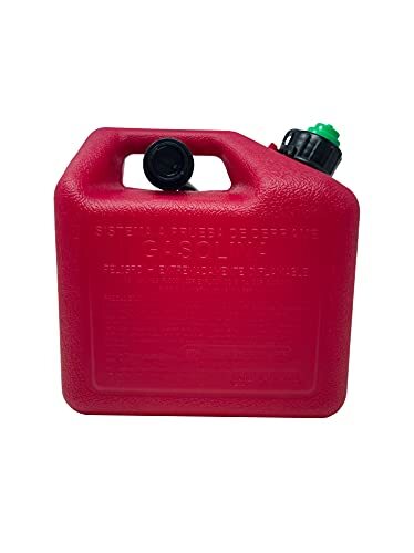 Two Gallon Gas Can, EPA Approved, Smart Fill Spout, and Fire Mitigation ...