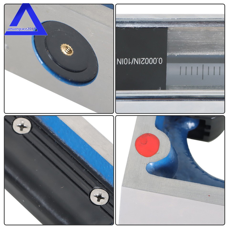 6" × 1-1/2" × 6" PRECISION FRAME SPIRIT LEVELS Sensitivity .0002" Per ...