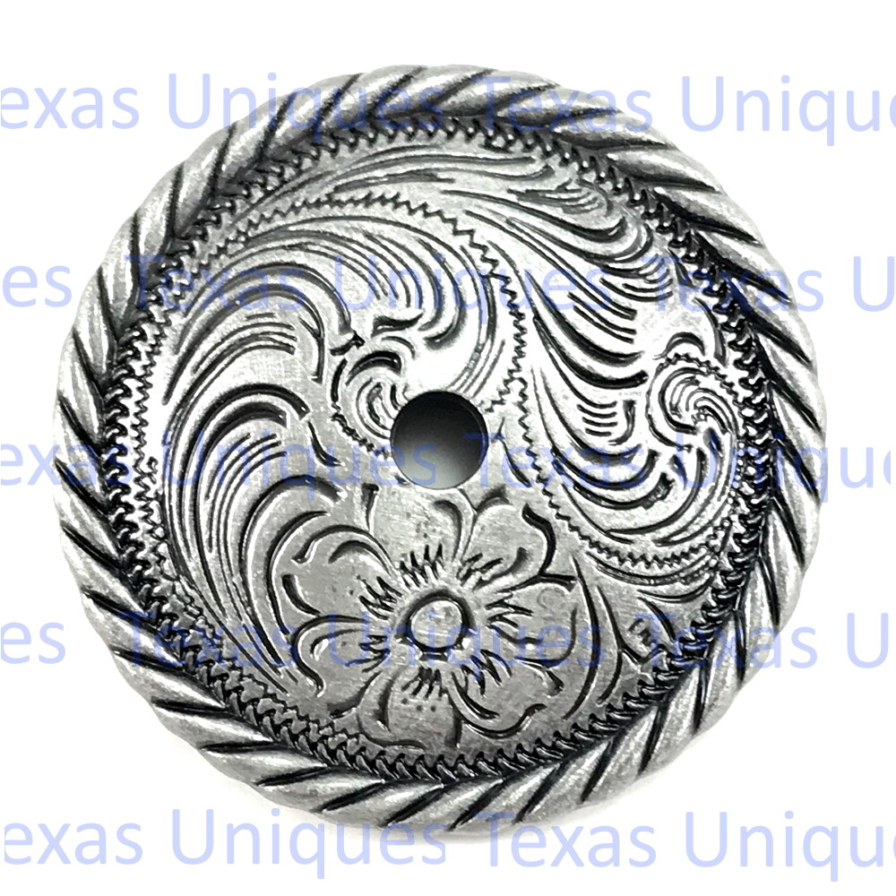 Floral Rope Edge Rosette Concho CON611-A-AN | eBay