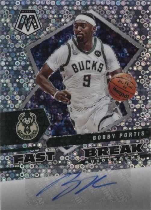 2021-22 Panini Mosaic - Autographs Fast Break Bobby Portis #FBA-BPO (AU ...