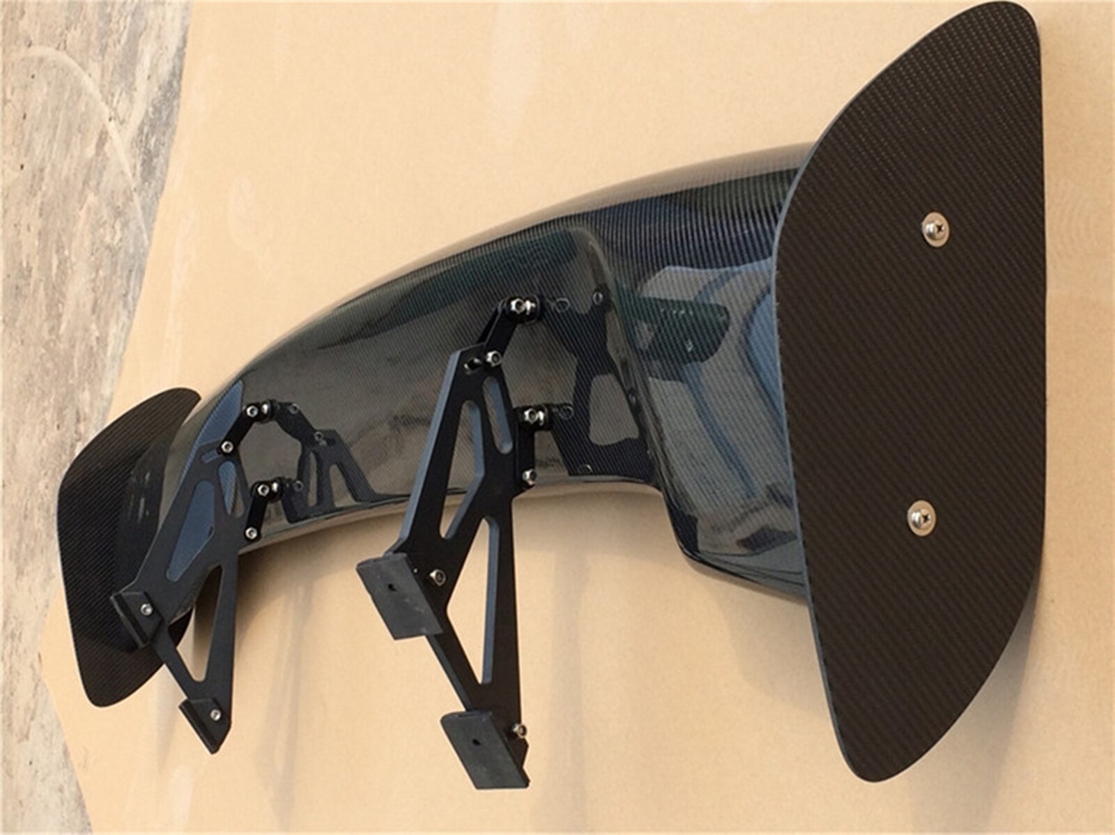 57'' Inch 3D 3DI GT Twill Carbon Fiber Car Rear Spoiler Racing Wing ...