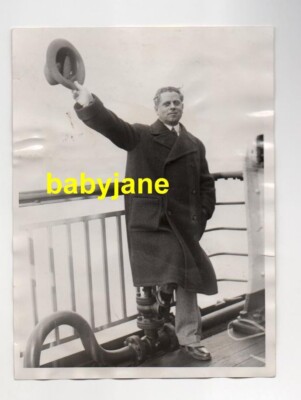 MAX REINHART ORIGINAL 6X8 PHOTO 1928 ARRIVES TO NEW YORK TO MAKE HIS ...