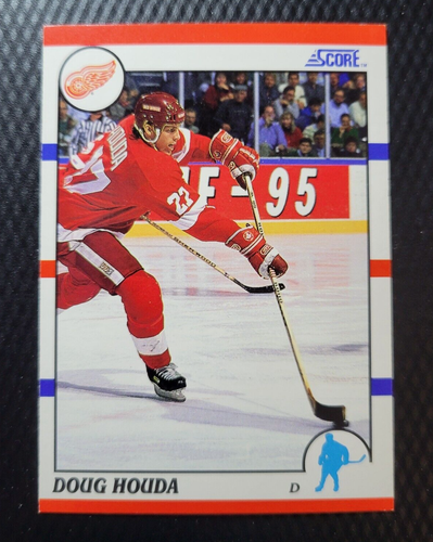 1990-91 Score American DOUG HOUDA Detroit Red Wings ROOKIE Hockey NHL ...