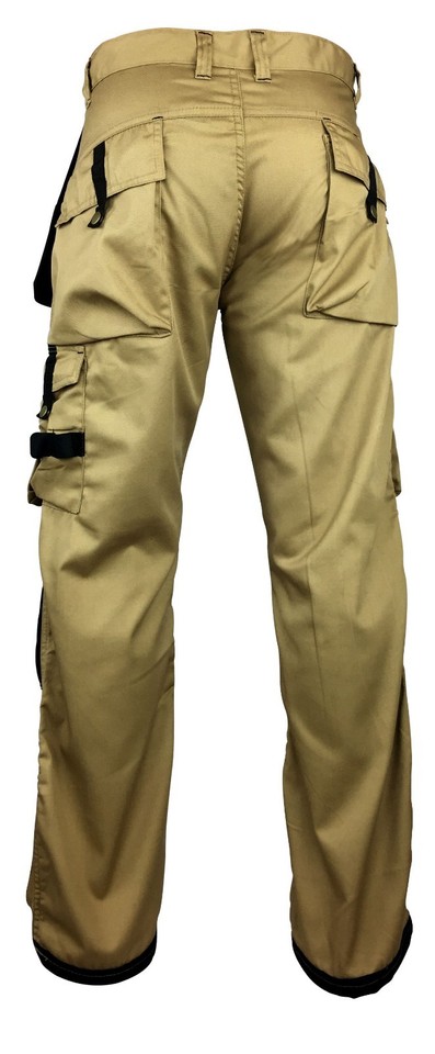 Men's Heavy Duty Workwear Pants Cordura Reinforcement Warehouse Safety ...