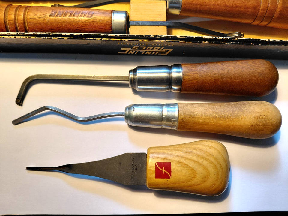 Vintage Gunline Tools Camp Perry Checkering Set 20 LPI, 3 Extra Tools ...