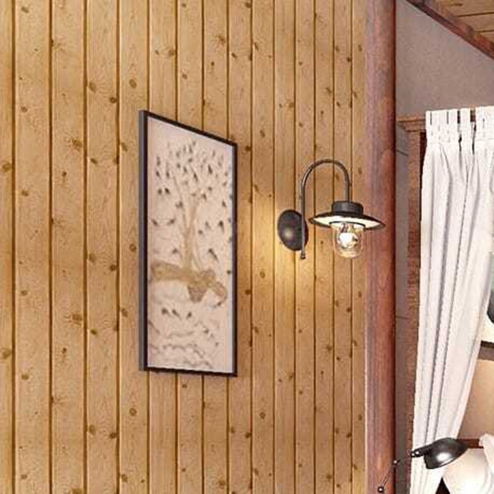 Flexible Dimension PVC Wallpaper in Realistic Wood Grain Size 0 53Mx9 ...