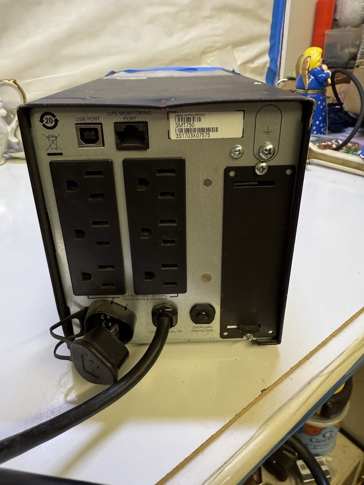 APC SMART SMT750C UPS with SmartConnect Remote Monitoring,Pure Sine ...