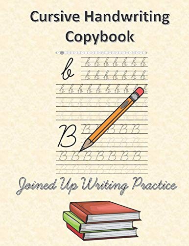 Cursive Handwriting Copybook Joined Up Writing Practice: Easy fo | eBay