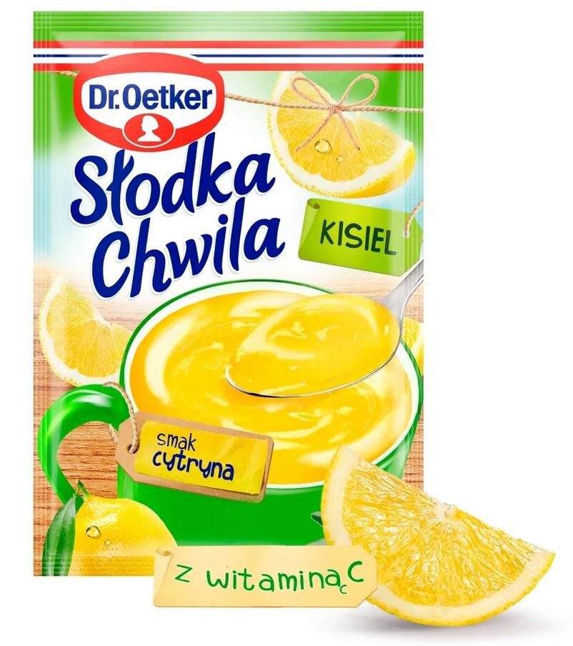 Dr Oetker Slodka Chwila Kisiel Cytryna Lemon Jelly Mix 30g/1.06oz Bag ...