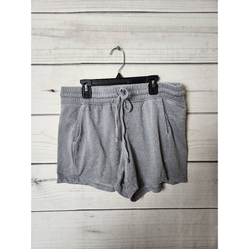 RBX Womens Activewear Sweat Shorts Gray Drawstring Waist Cotton Blend M ...