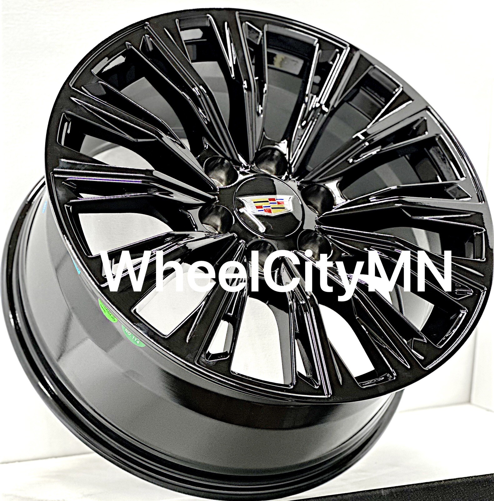 24" gloss black OE replica 84638161 wheels fits 2023 Cadillac Escalade ...