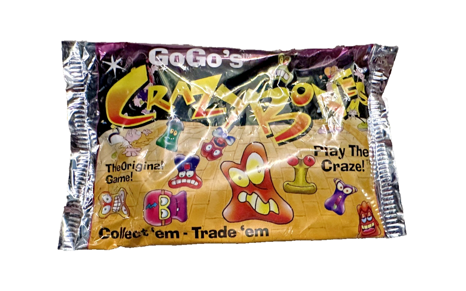 GoGo's Crazy Bones Pack Sealed - Original Classic Series Toy Craze ...