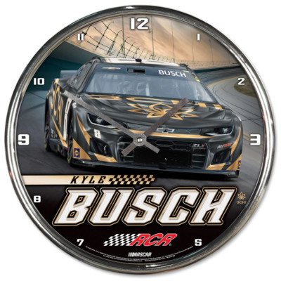 Kyle Busch 3CHI Chrome Clock | eBay