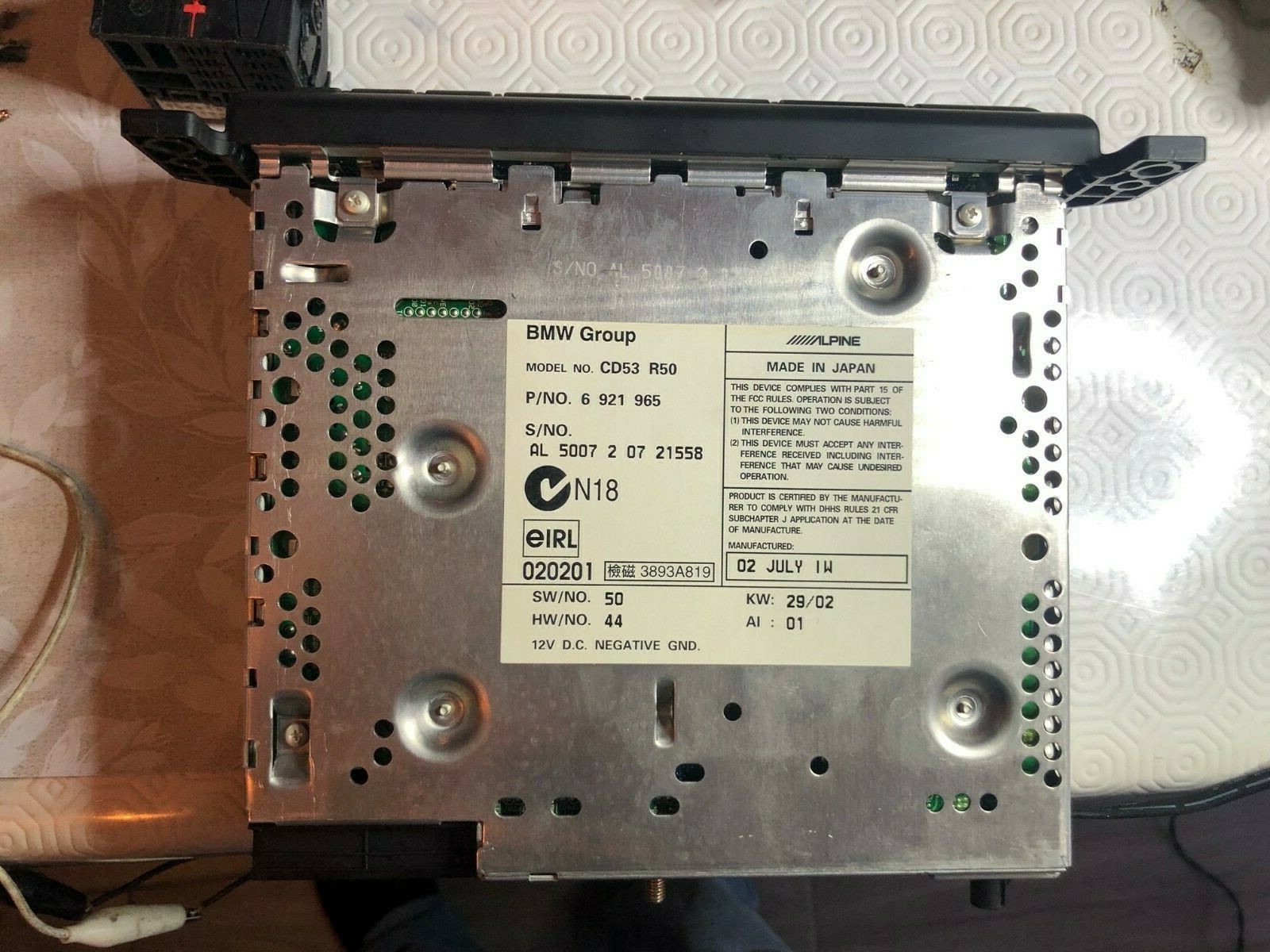 CAR AUDIO MINI CD53 R50 BY ALPINE | eBay