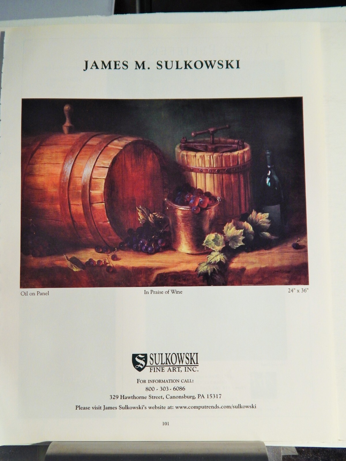 JAMES M SULKOWSKI / JACOB PFEIFFER ART PIECES ORIG VTG 1999 ...
