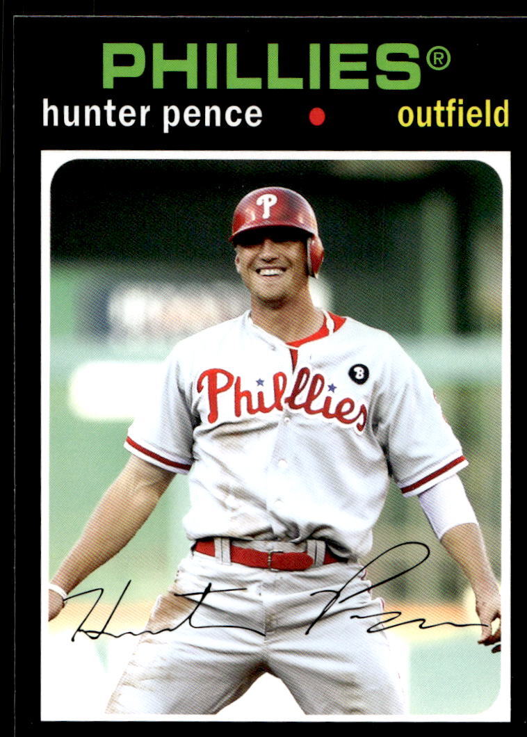 2012 Topps Archives 59 Hunter Pence Philadelphia Phillies Baseball Card ...