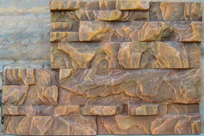 Concrete Mold Wall Stone Plaster Cement Tiles Decor ABC plastic Set ...