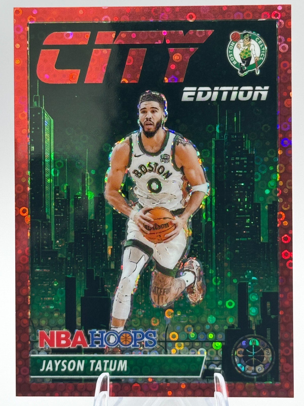 2023-24 Panini Nba Hoops Premium Stock - City Edition Jayson Tatum #3 ...