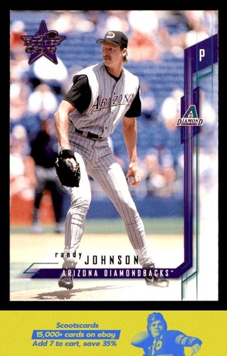 2001 Leaf Rookies & Stars Randy Johnson #51 Arizona Diamondbacks | eBay