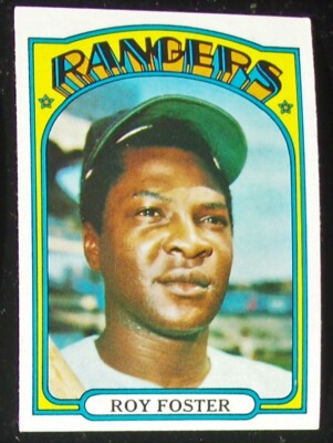 Topps 1972. ROY FOSTER card #329 NEW | eBay