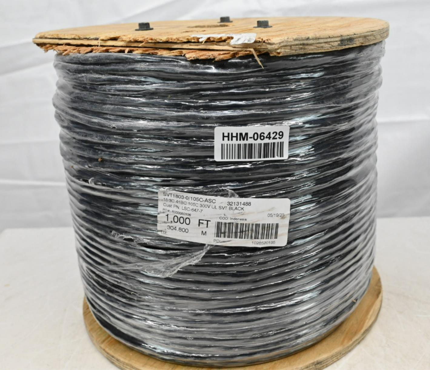 SOUTHWIRE 000000000056461601 UL SVT Portable Cord, 18 AWG, 1,000 ft ...