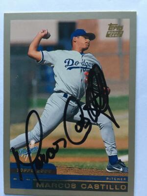 Marcos Castillo Autograph Rare Los Angeles Dodgers | eBay