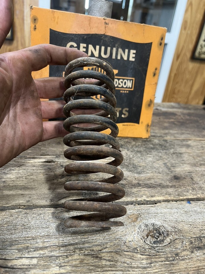 OEM Harley Springer Front Fork Lower Spring Knucklehead Flathead ...