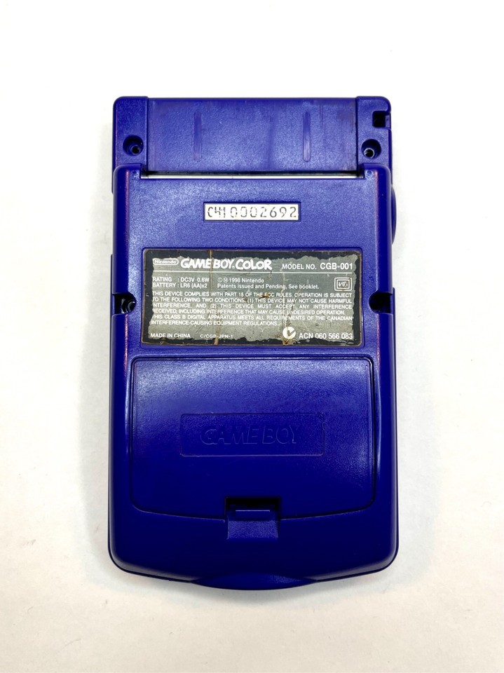 AUTHENTIC GameBoy Color Used 🕹️ OEM GBC Console Shells w/ Battery Cover ...
