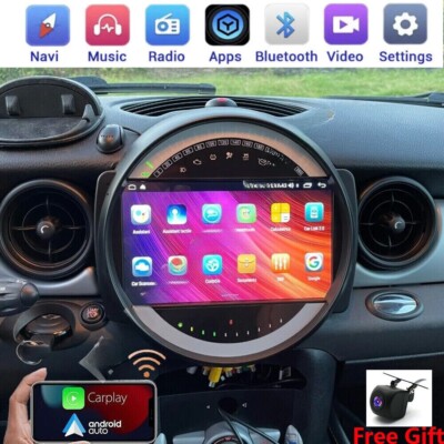 9" 32G Android 13 Carplay Car Stereo Radio GPS For 07-14 BMW Mini ...