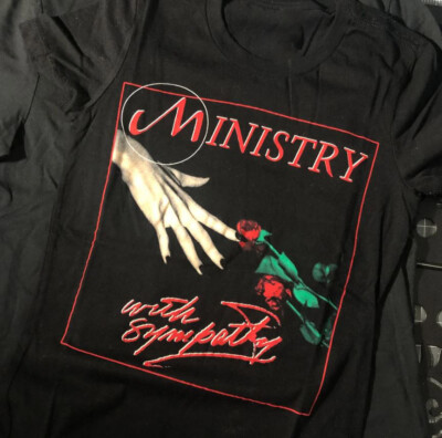Ministry With Sympathy Synthpop Short Sleeve Cotton Black All Size ...