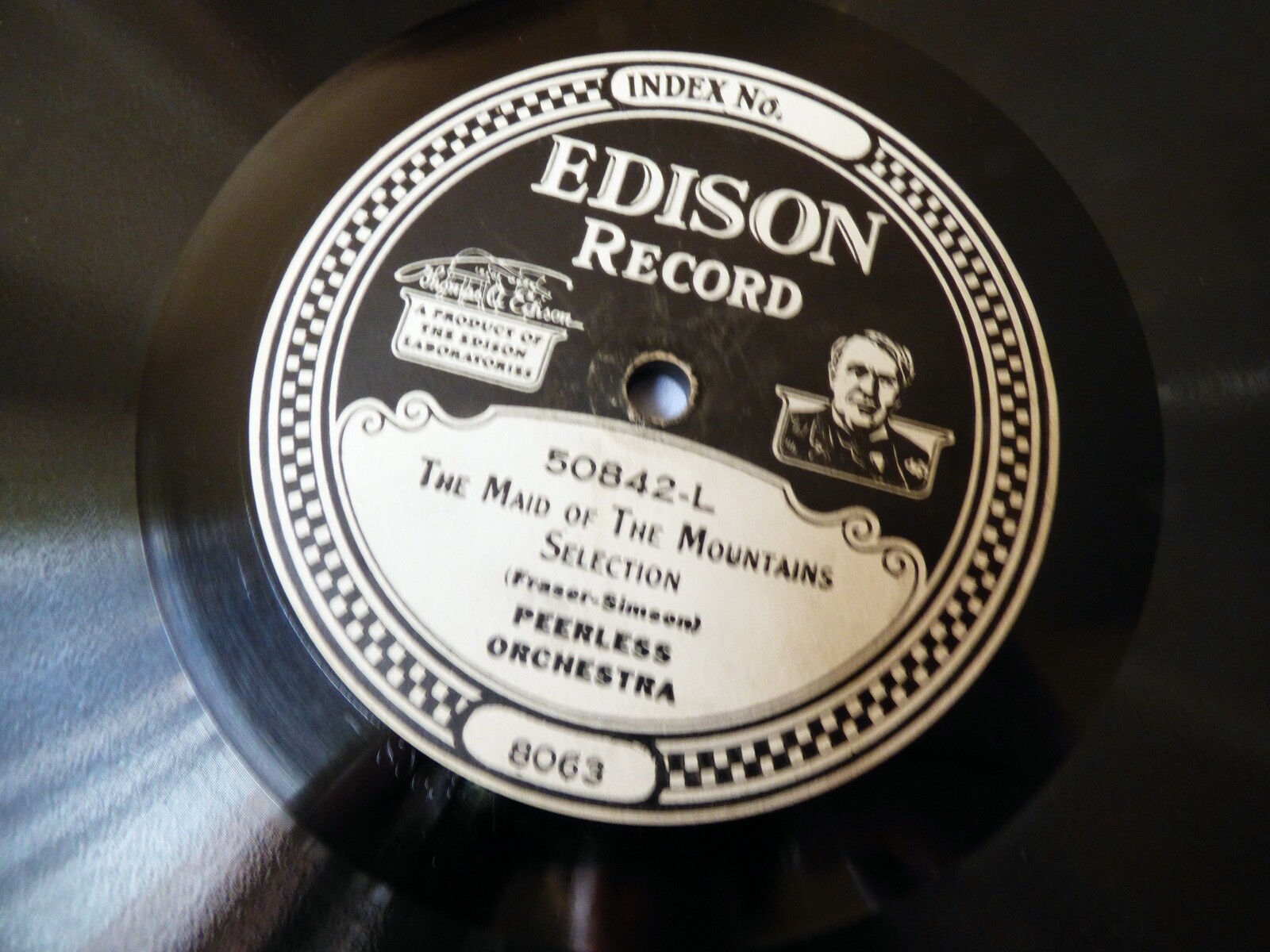 Antique 1912-1929 Edison Diamond Record Thick Disc Phonograph 50842 | eBay