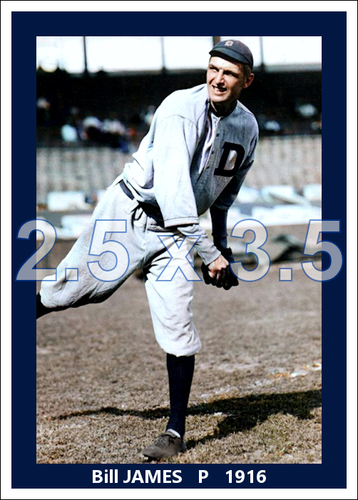 Bill James - 1916 Detroit Tigers - choose a size - colorized print | eBay