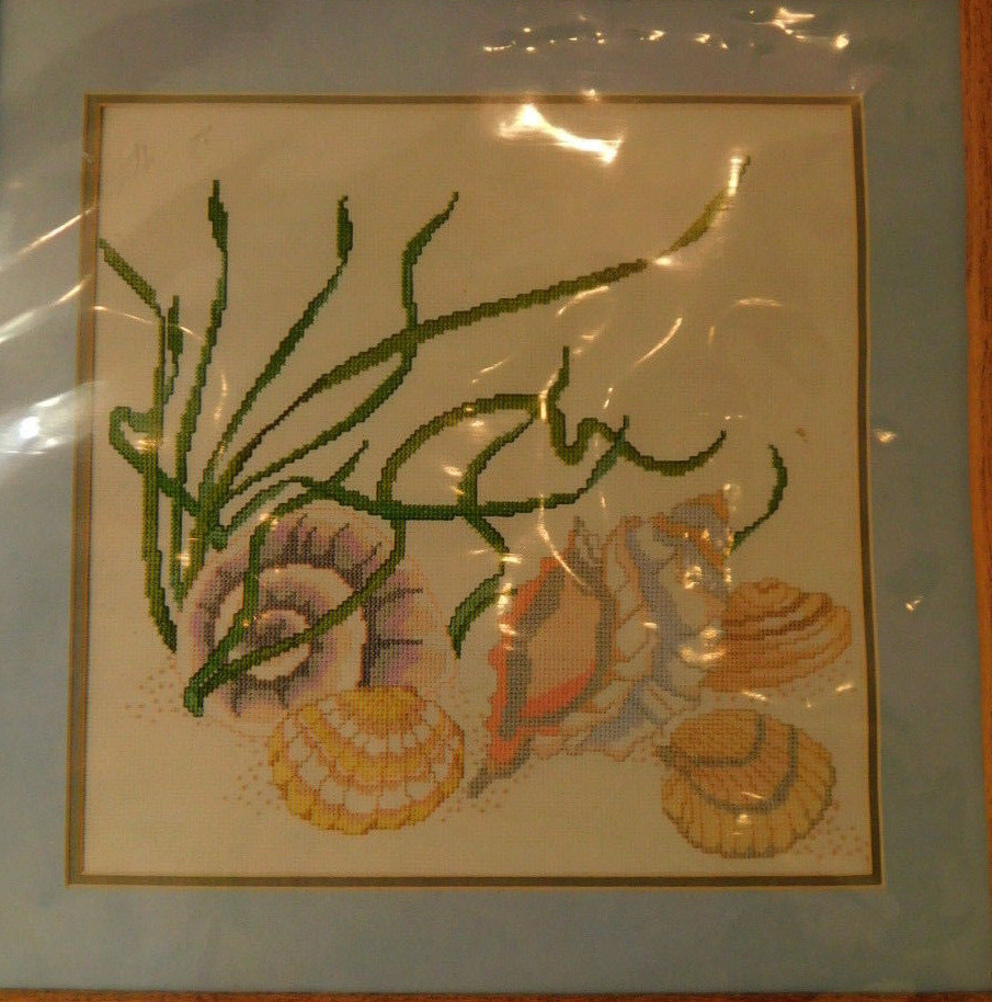 Counted Cross Stitch Shells Picture Candamar Designs Started Nautical ...