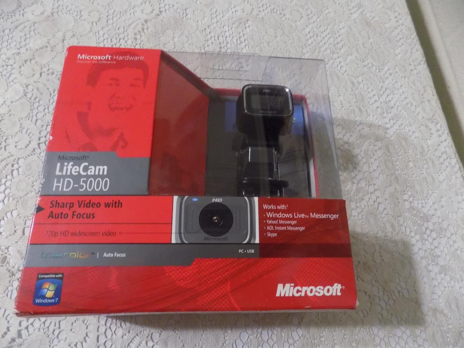 Microsoft LifeCam HD-5000 720p HD Webcam Camera - NEW 885370002881 | eBay
