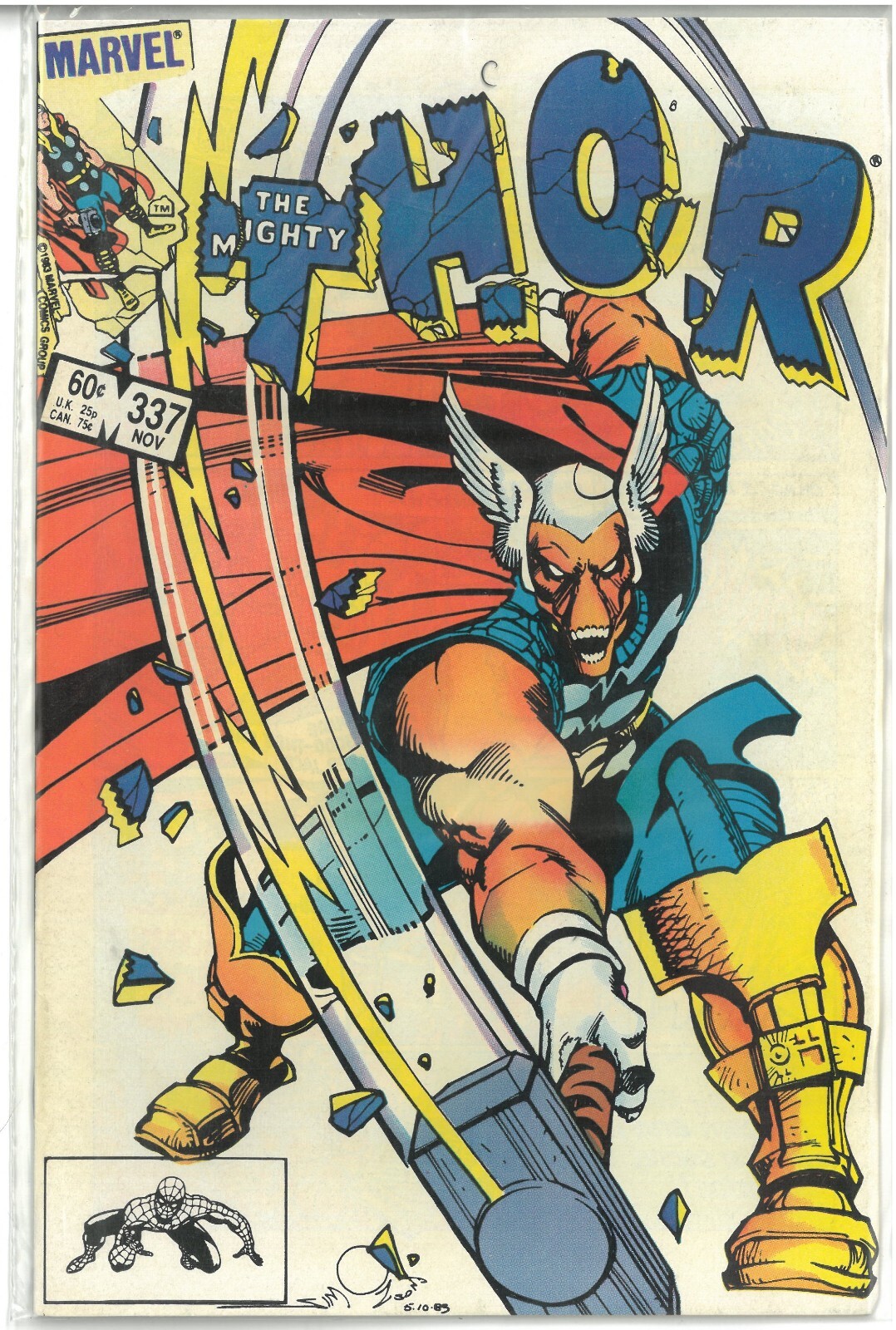 Thor #337 338 339 (1983) FN to VF, Walt Simonson, 1st app. Beta Ray ...