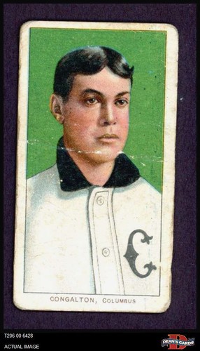 1909 T206 Bunk Congalton American Association - Columbus 1 - POOR | eBay