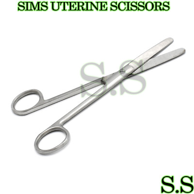 SIMS UTERINE SCISSORS 8" STR SURGICAL GYNO INSTRUMENTS | eBay
