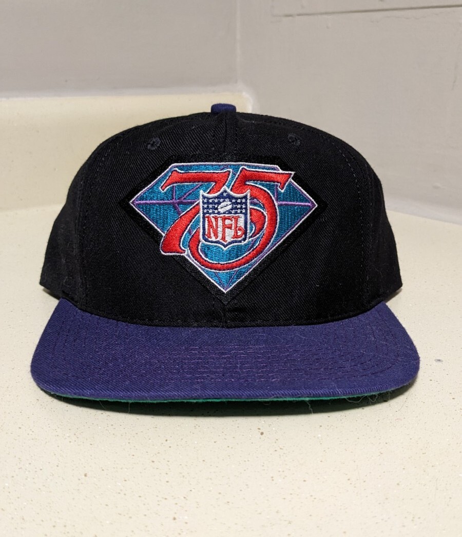 Vintage NFL 75th Anniversary Sports Specialties Snapback Hat Cap Made ...