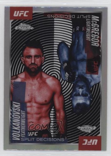 2025 Topps Chrome UFC Split Decision Conor McGregor Alexander ...